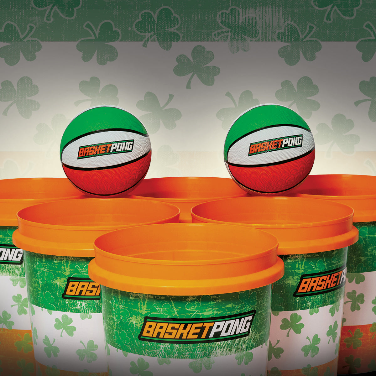 BasketPong™ Backyard Game Set