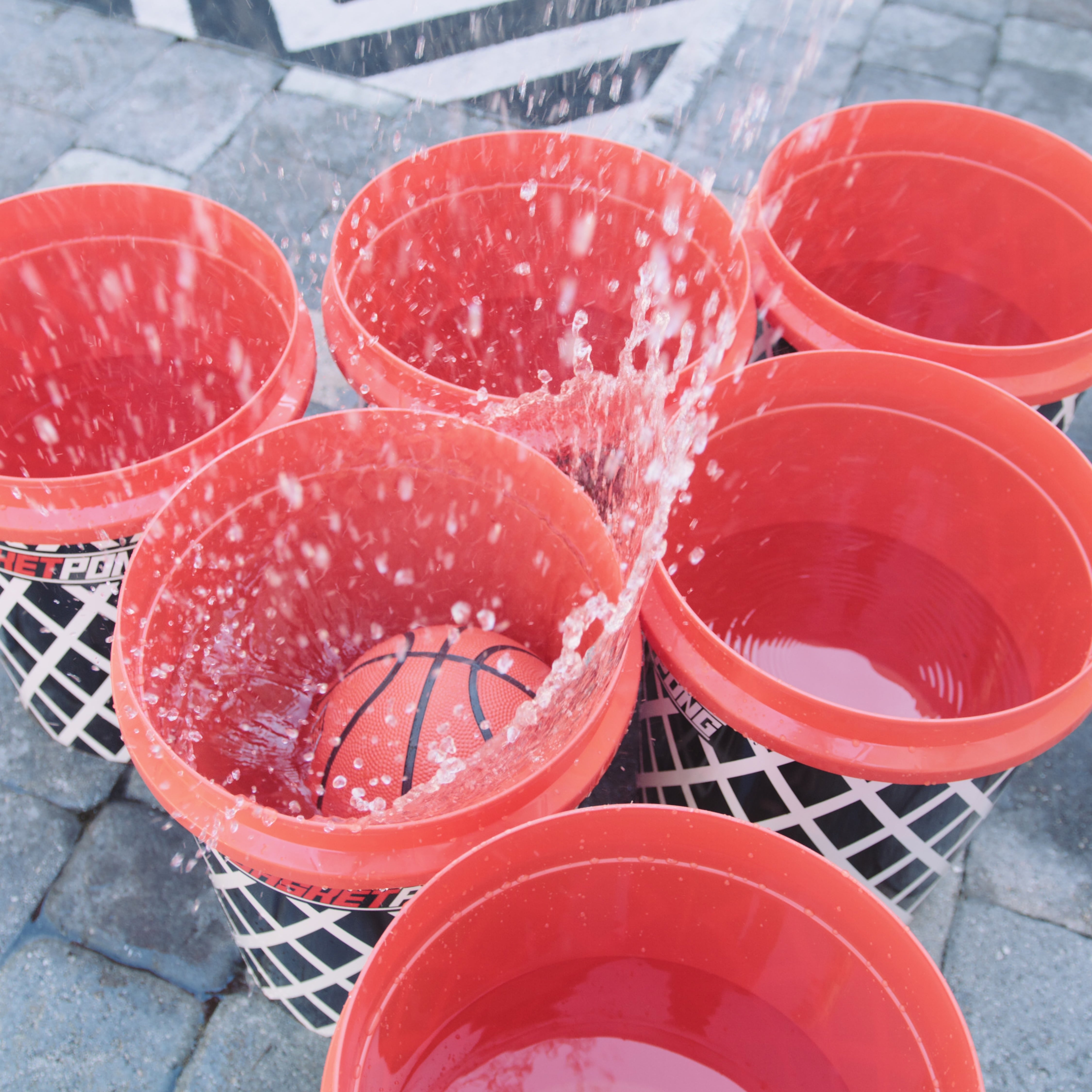 BasketPong™ Backyard Game Set
