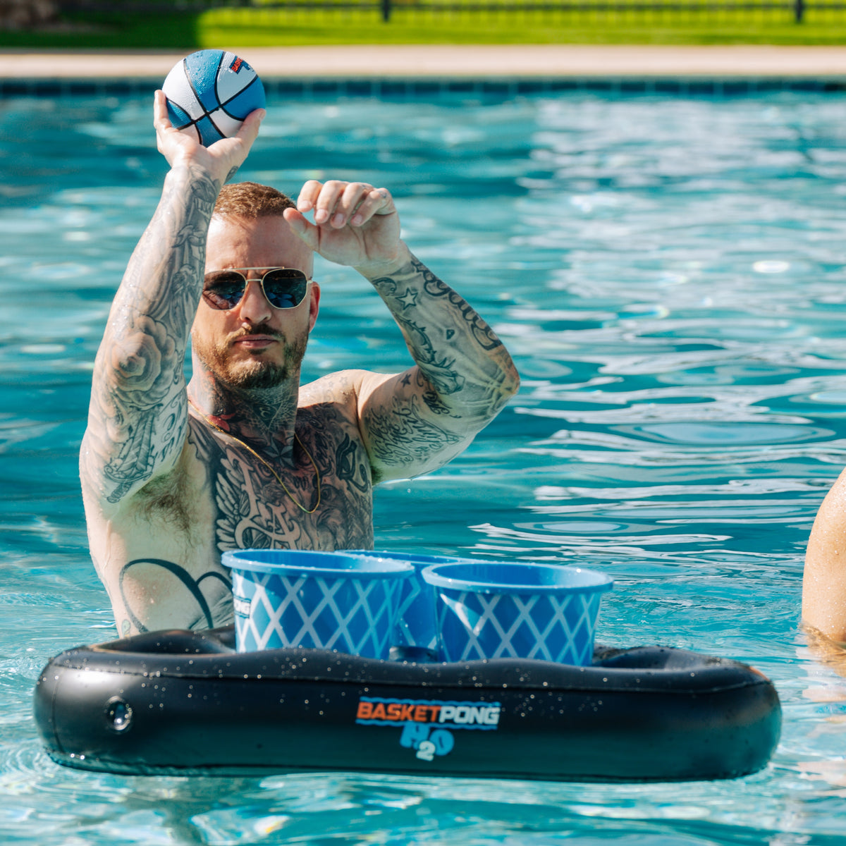 The First Backyard Pong Inspired Basketball Game