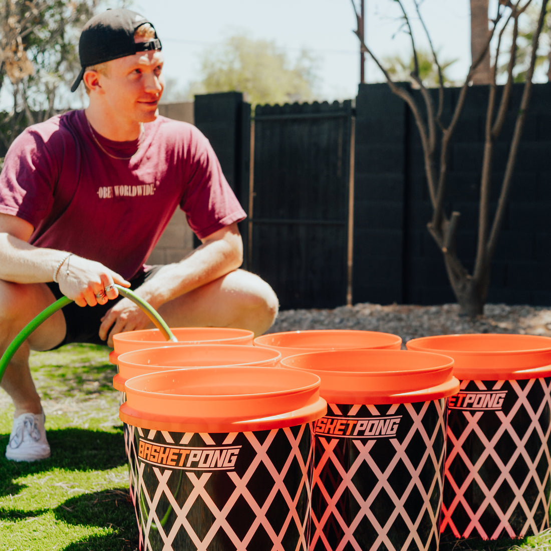 BasketPong™ Backyard Game Set | BasketPong