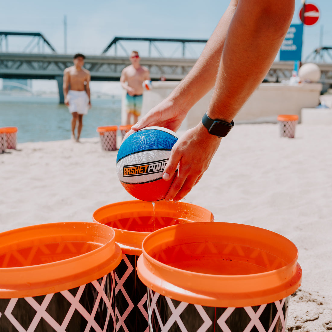 BasketPong™ Backyard Game Set | BasketPong