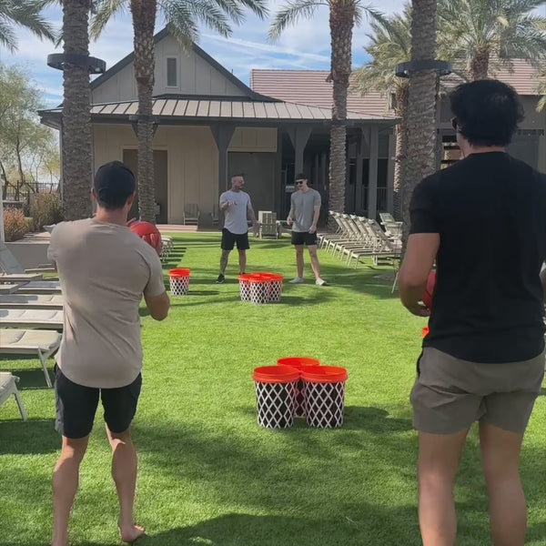 BasketPong™ Backyard Game Set